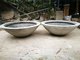 Hot sale factory sales durable round outdoor garden fiberglass cement flower pot supplier
